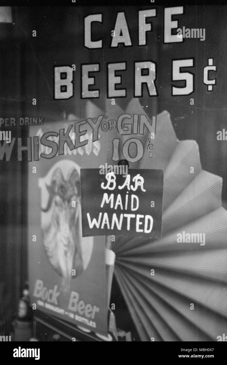 Employment wanted advertisement Black and White Stock Photos & Images ...