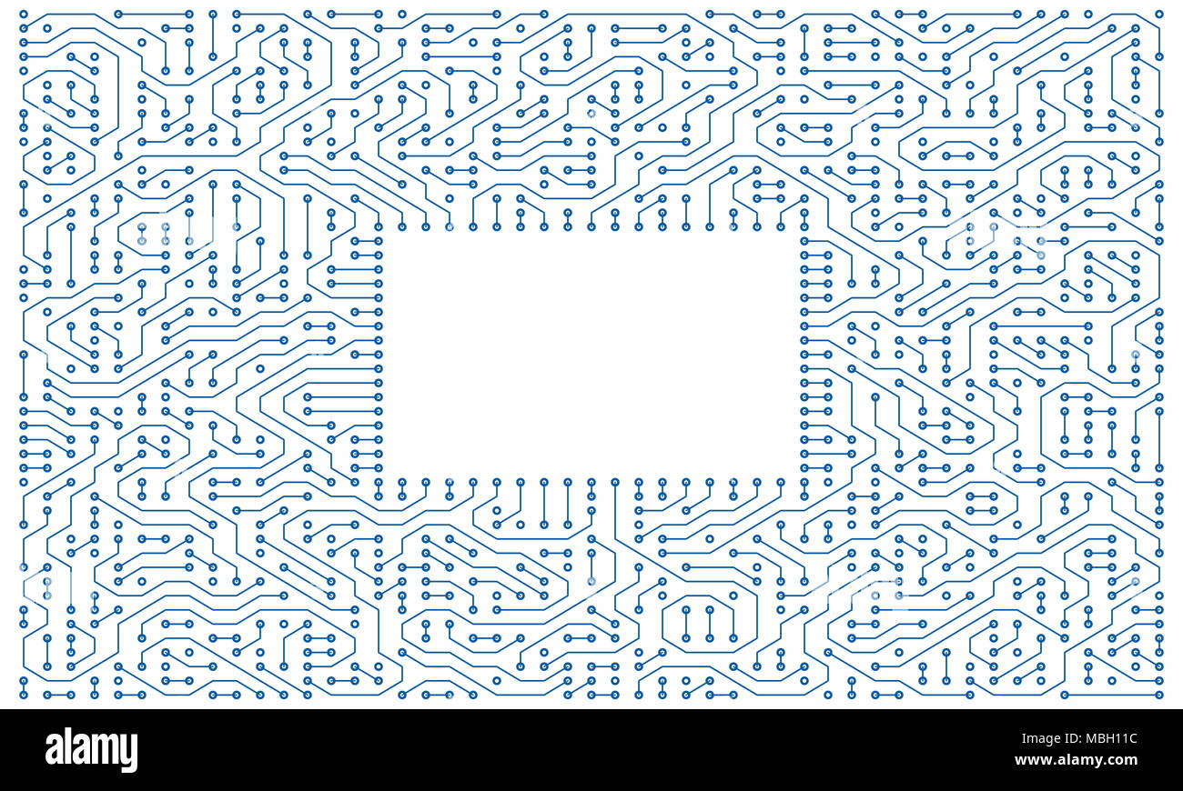 Circuit board as high tech minimalistic background, abstract ...