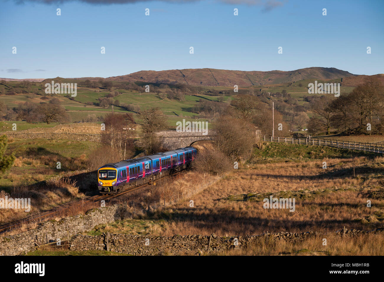 A First Transpennine Express class 185 train at Ings on the Oxenholme ...
