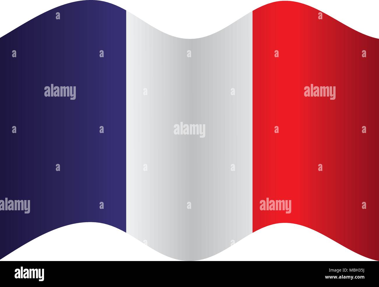 waving flag france wave nation patriotism Stock Vector Image & Art - Alamy