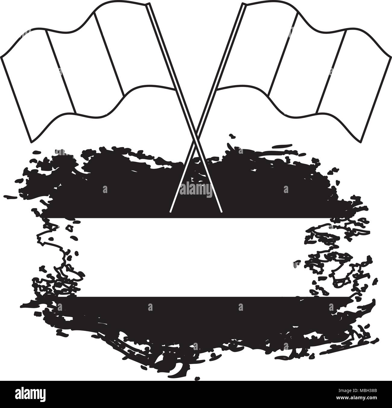 Two Crossed French Flags High Resolution Stock Photography and Images ...