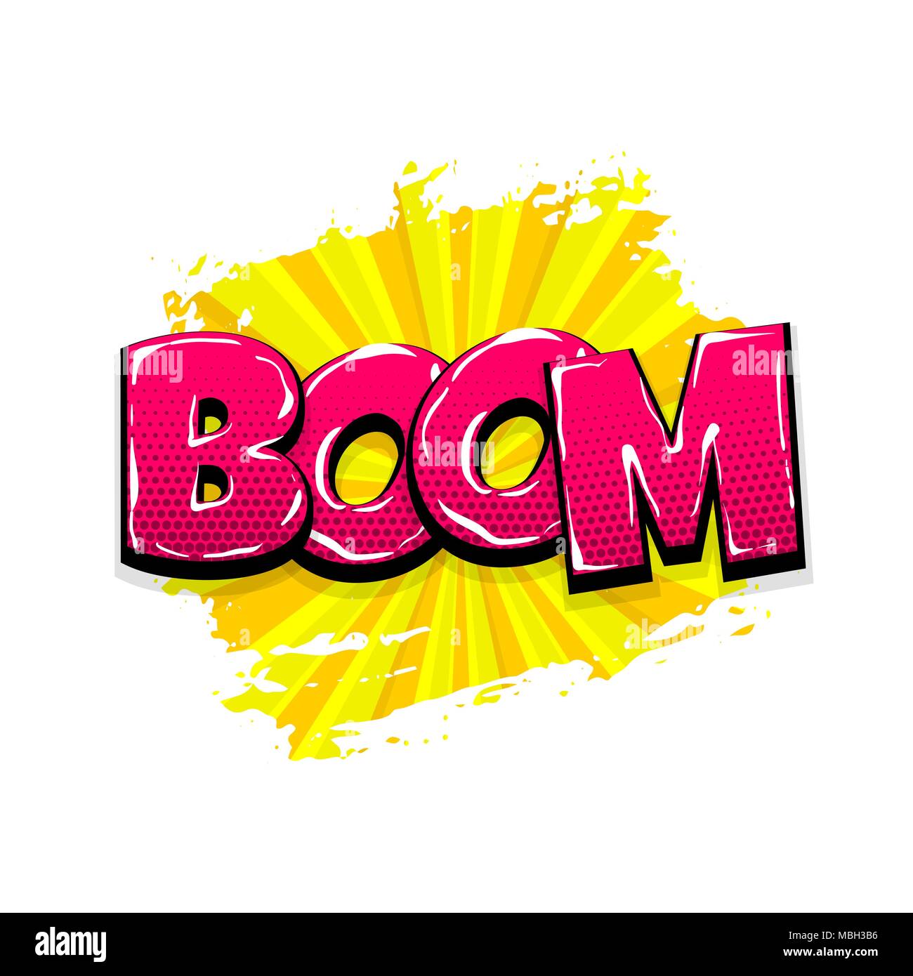 Bomb pop art hi-res stock photography and images - Alamy