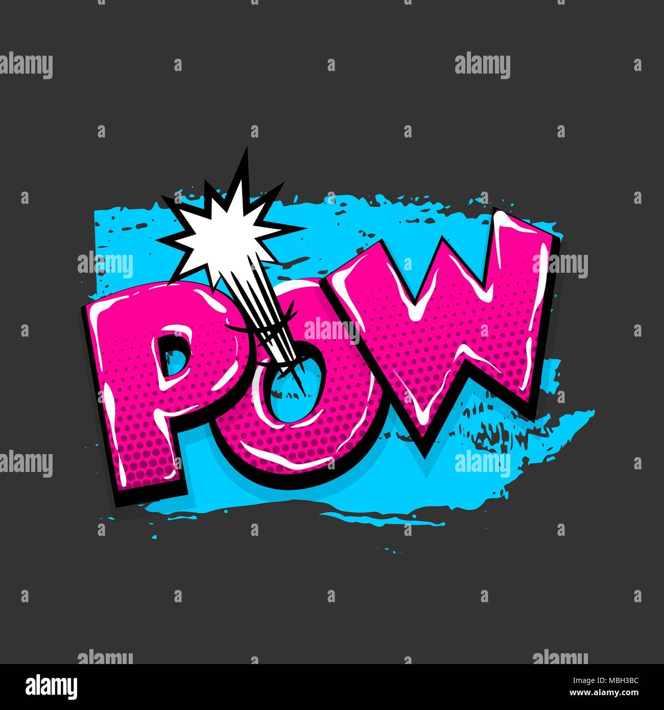 Pow bang hi-res stock photography and images - Alamy