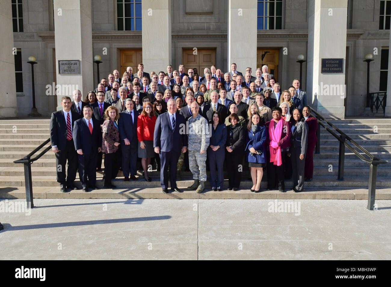 Department of Defense General Counsel office poses for a group photo on ...