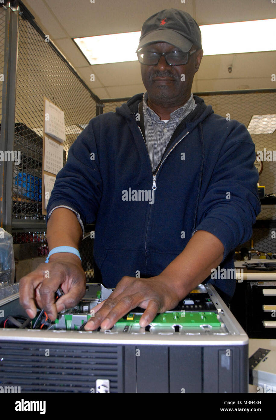 A.J. Montgomery, 402nd Engineering Support Branch electronics ...