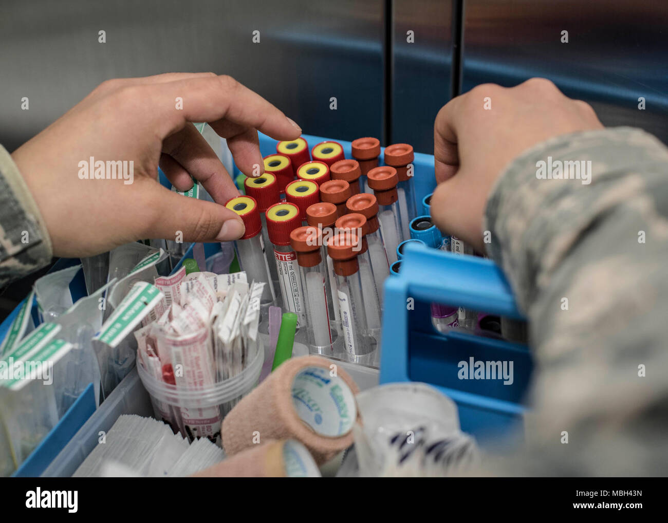 U.S. Air Force Airman 1st Class Blake Ashford, a 35th Medical ...