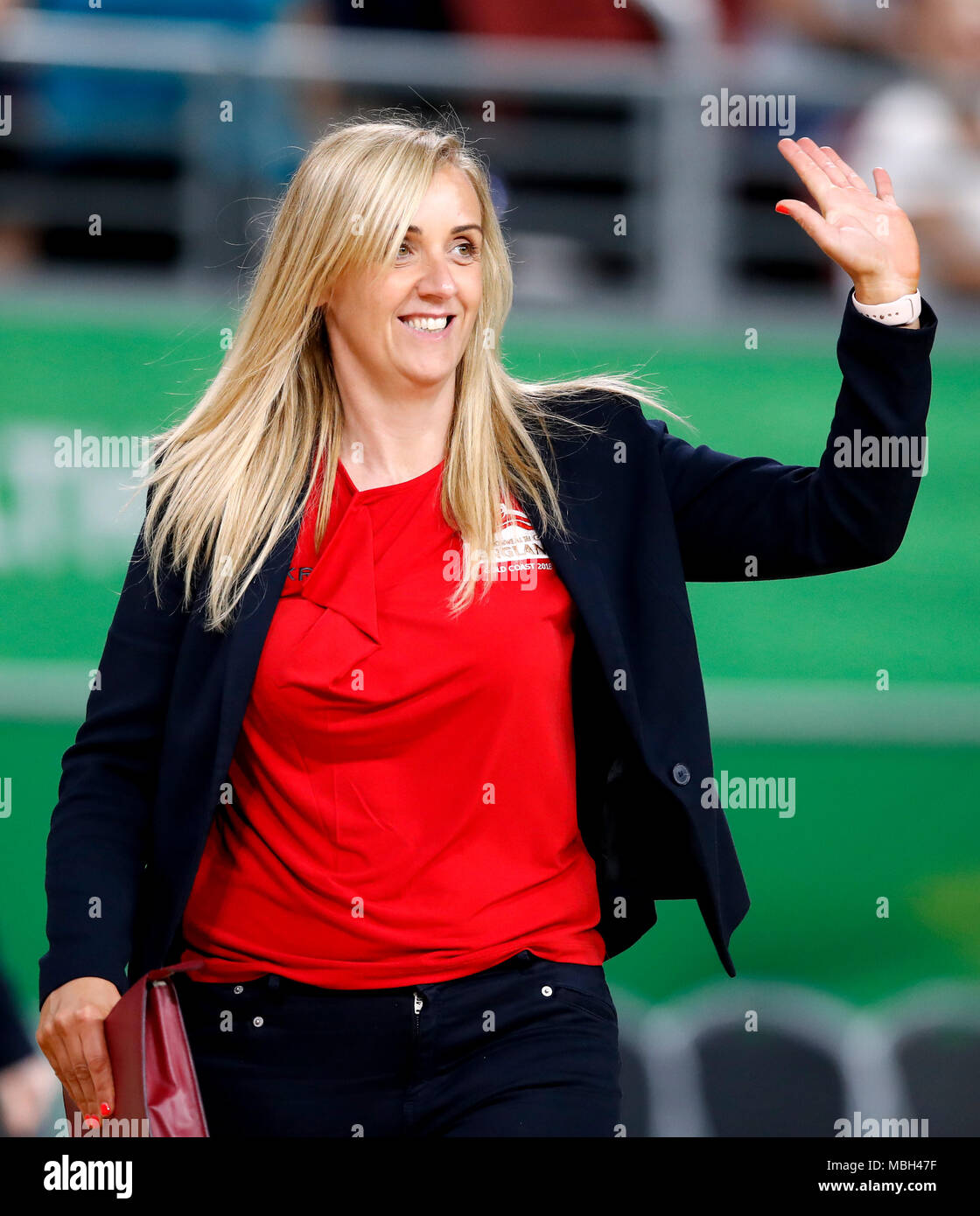 Commonwealth games netball tracey neville hi-res stock photography and ...