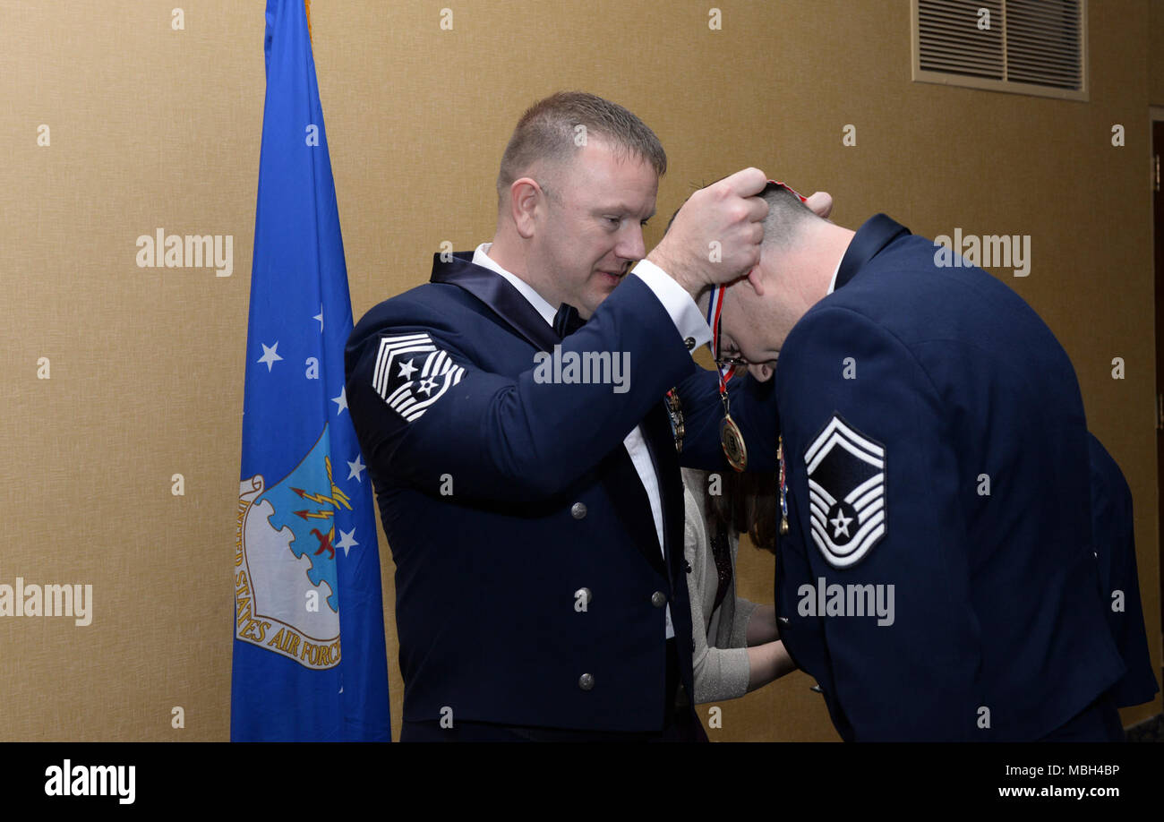 Chief Master Sgt. Adam Vizi, the 28th Bomb Wing command chief master ...
