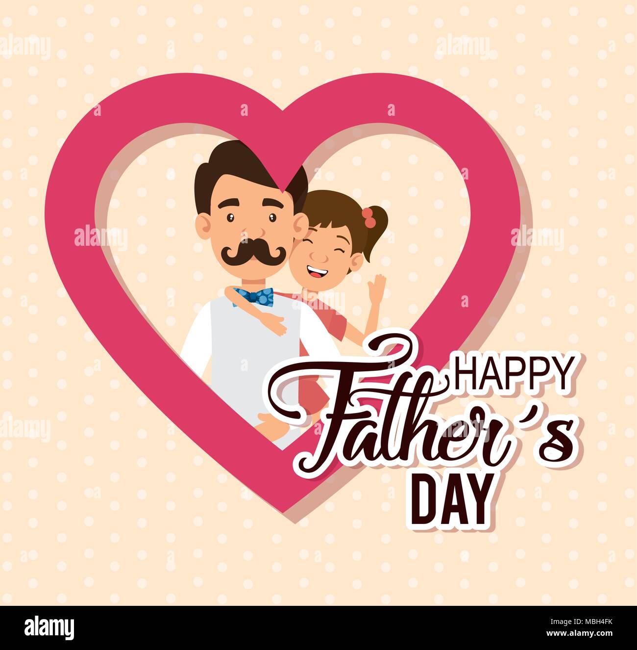 best father with daughter avatars Stock Vector Image & Art - Alamy