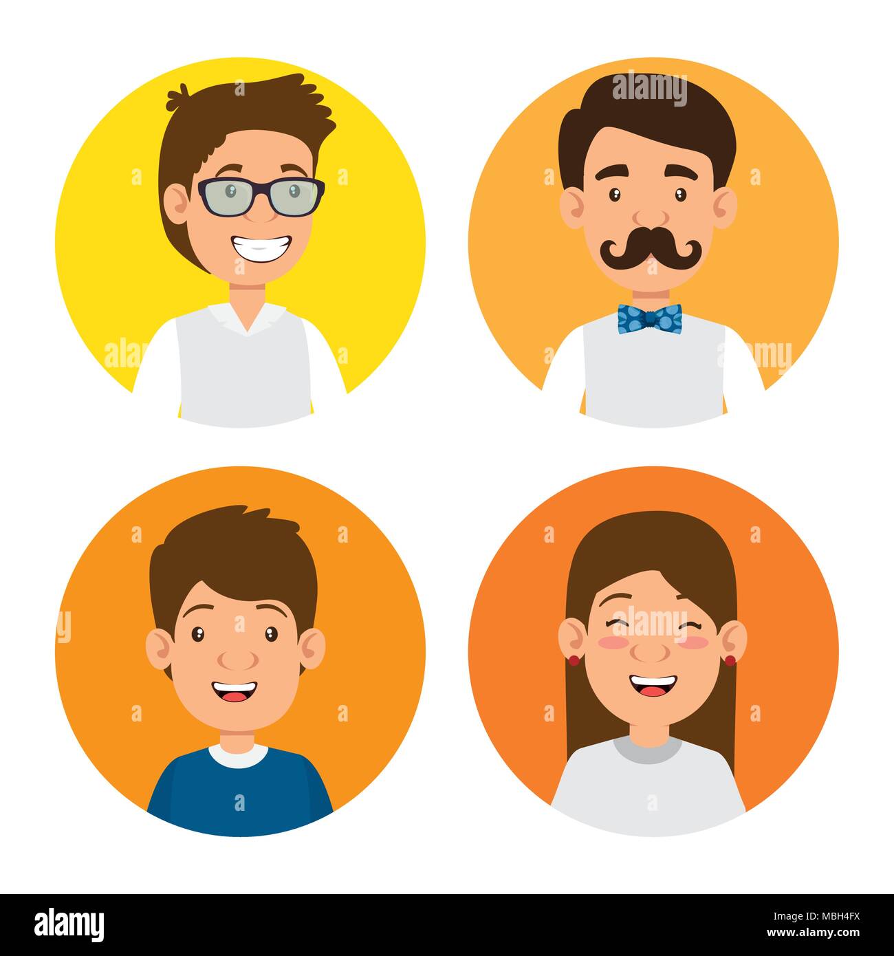 best fathers styles group characters Stock Vector Image & Art - Alamy