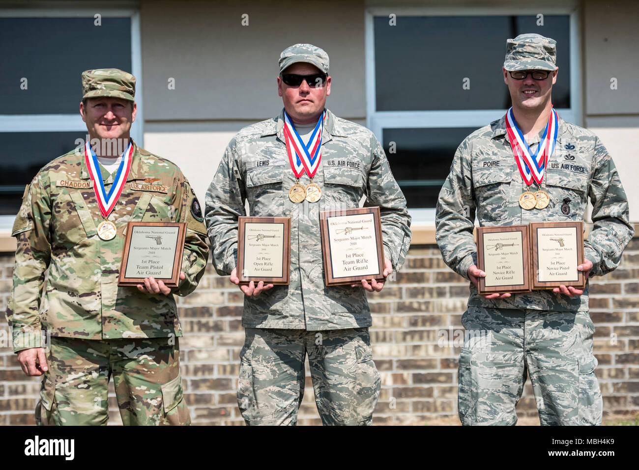From left, Tech. Sgt. Troy Chaddon, Tech. Sgt. James Lewis, Tech. Sgt ...