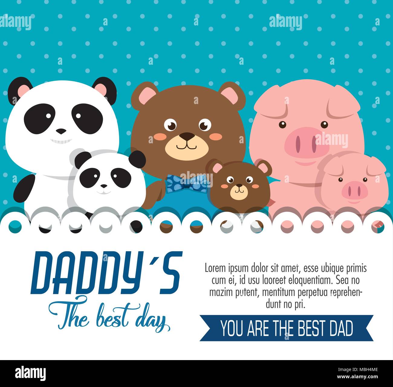 Family with pigs Stock Vector Images - Alamy