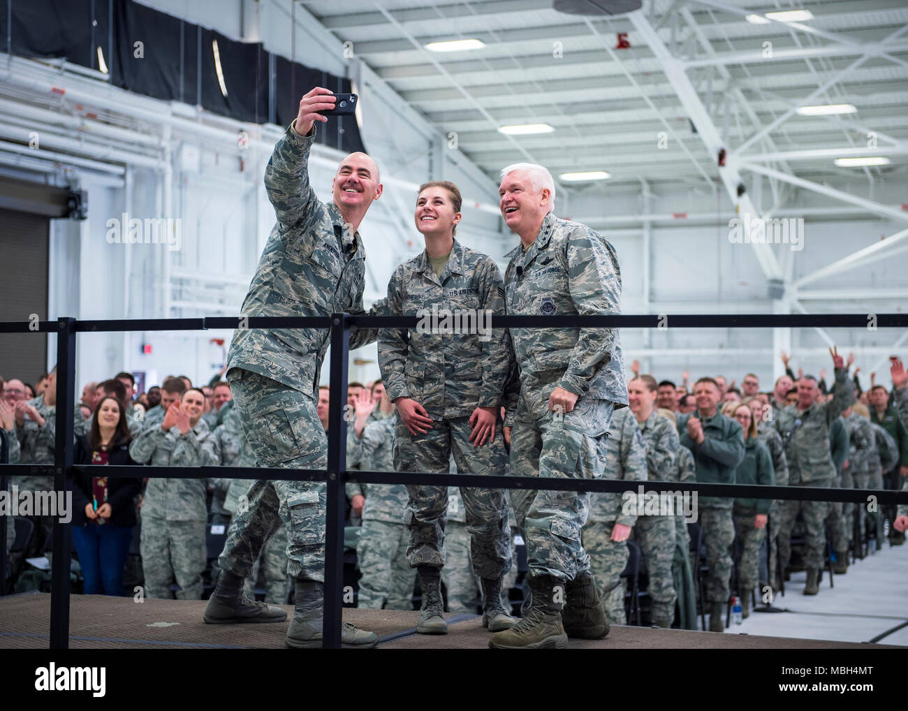 U.S. Air Force Senior Airman Paige Shepherd, 133rd Medical Group, takes ...