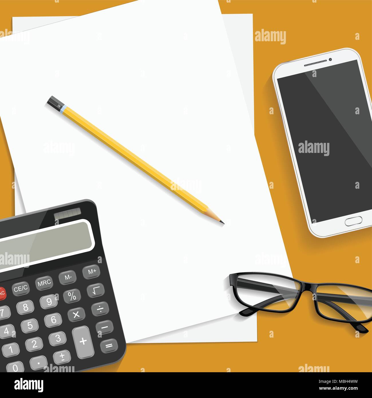 Calculator icon green Stock Vector Images - Alamy