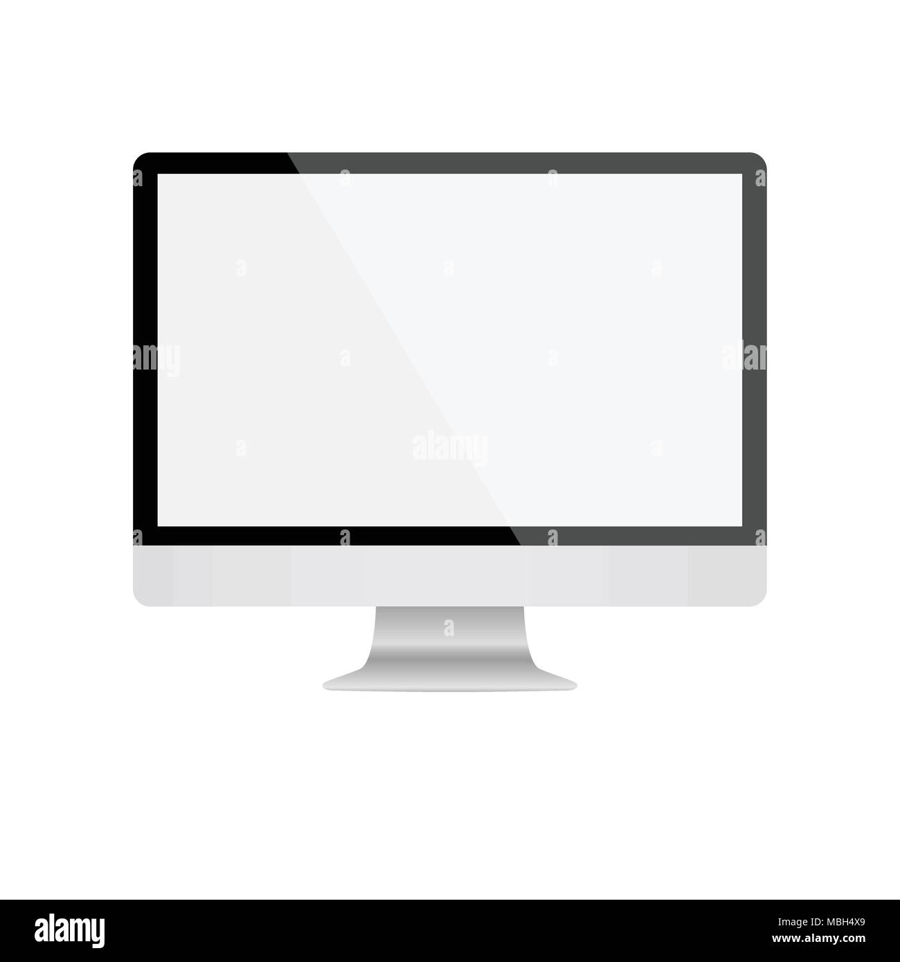 Computer display Stock Vector Images - Alamy