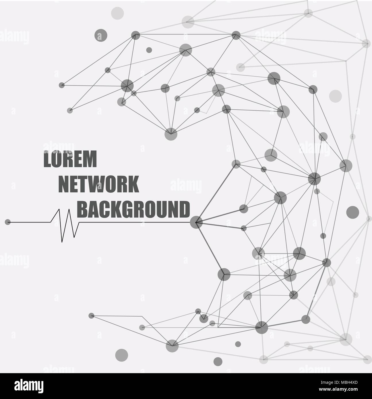 Design Technology Network background. Connection Concept Stock Vector ...