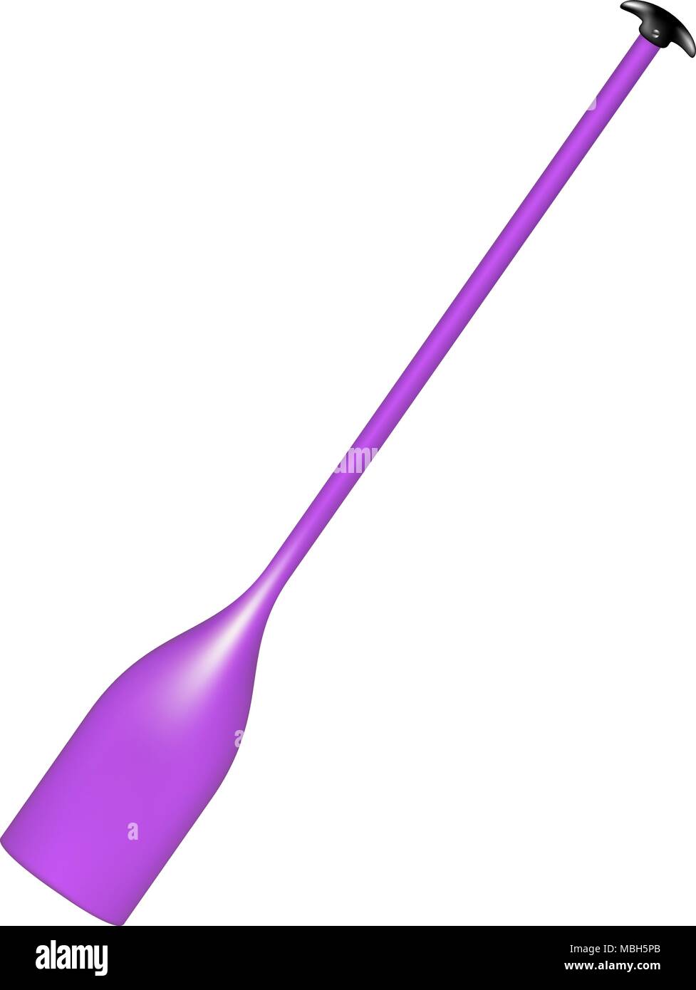Paddle in purple design on white background Stock Vector Image & Art ...