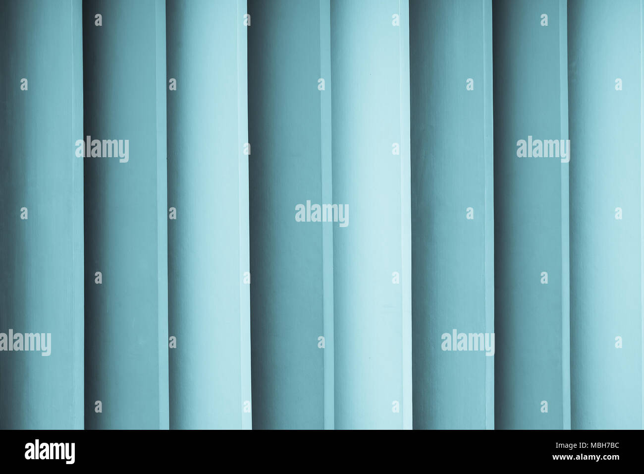 Blue colored Wooden Fence Stock Photo - Alamy