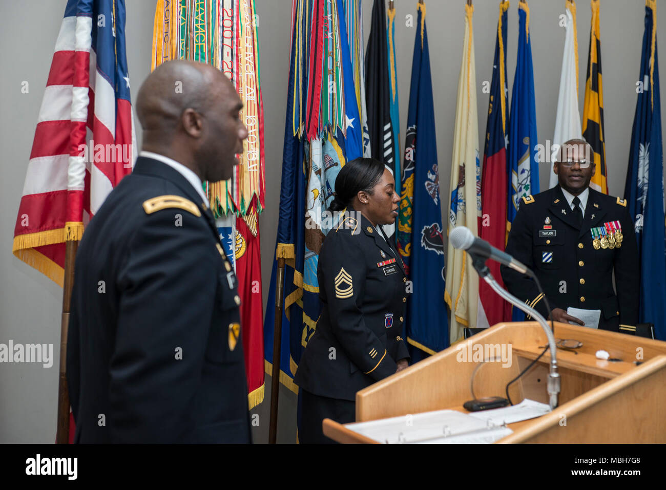 A ceremony in honor of U.S. Army Sgt. 1st Class Yvette D. Edmonds, non ...