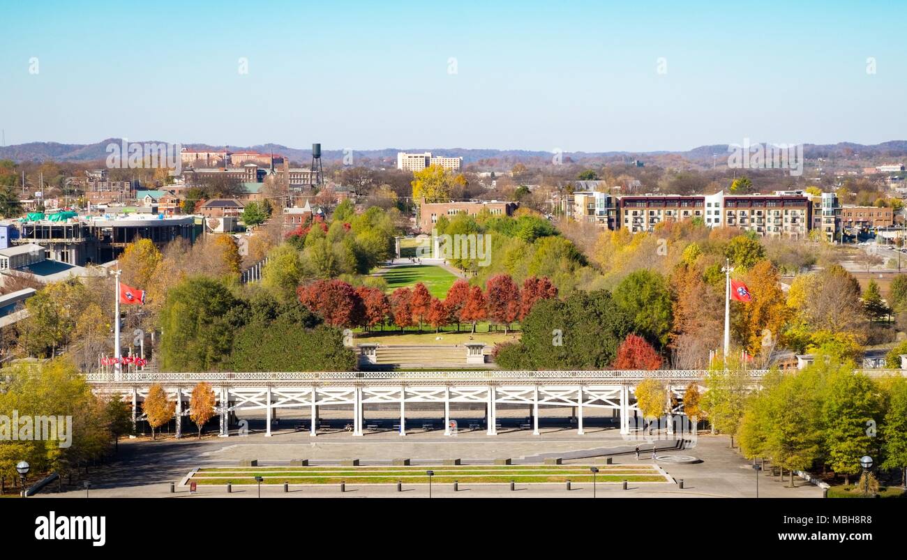 Bicentennial Capitol Mall State Park in Nashville, Tennessee, USA Stock ...