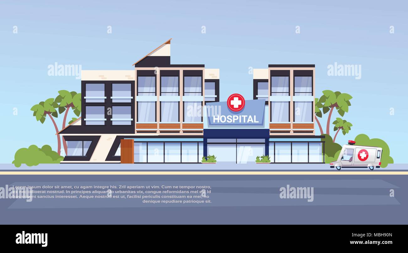 City hospital Stock Vector Images - Alamy