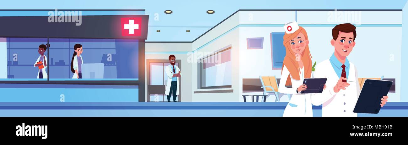 Health care doctors working Stock Vector Images - Alamy