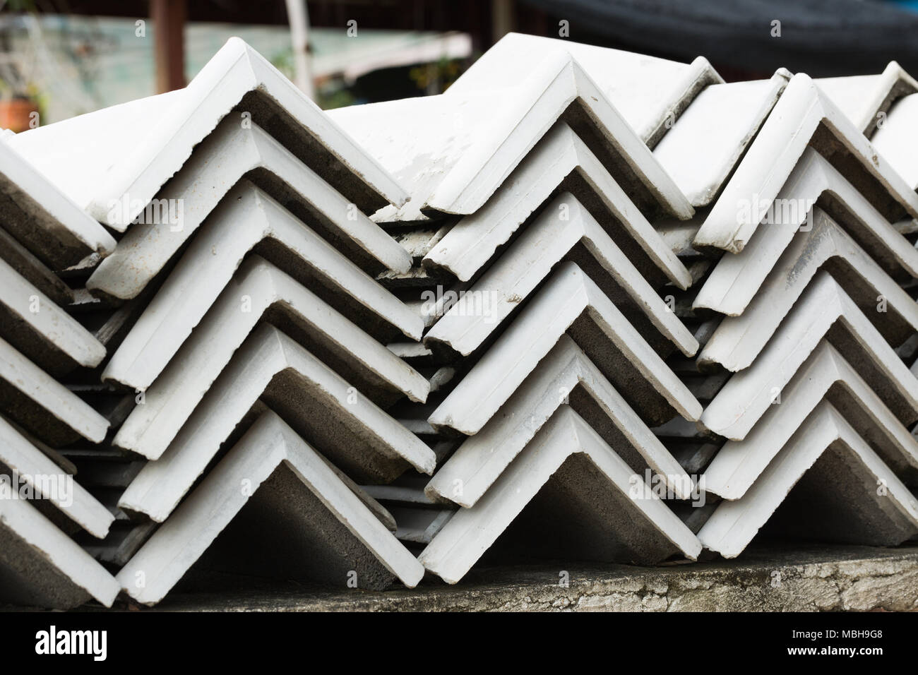 pile of old tile in Thailand Stock Photo - Alamy