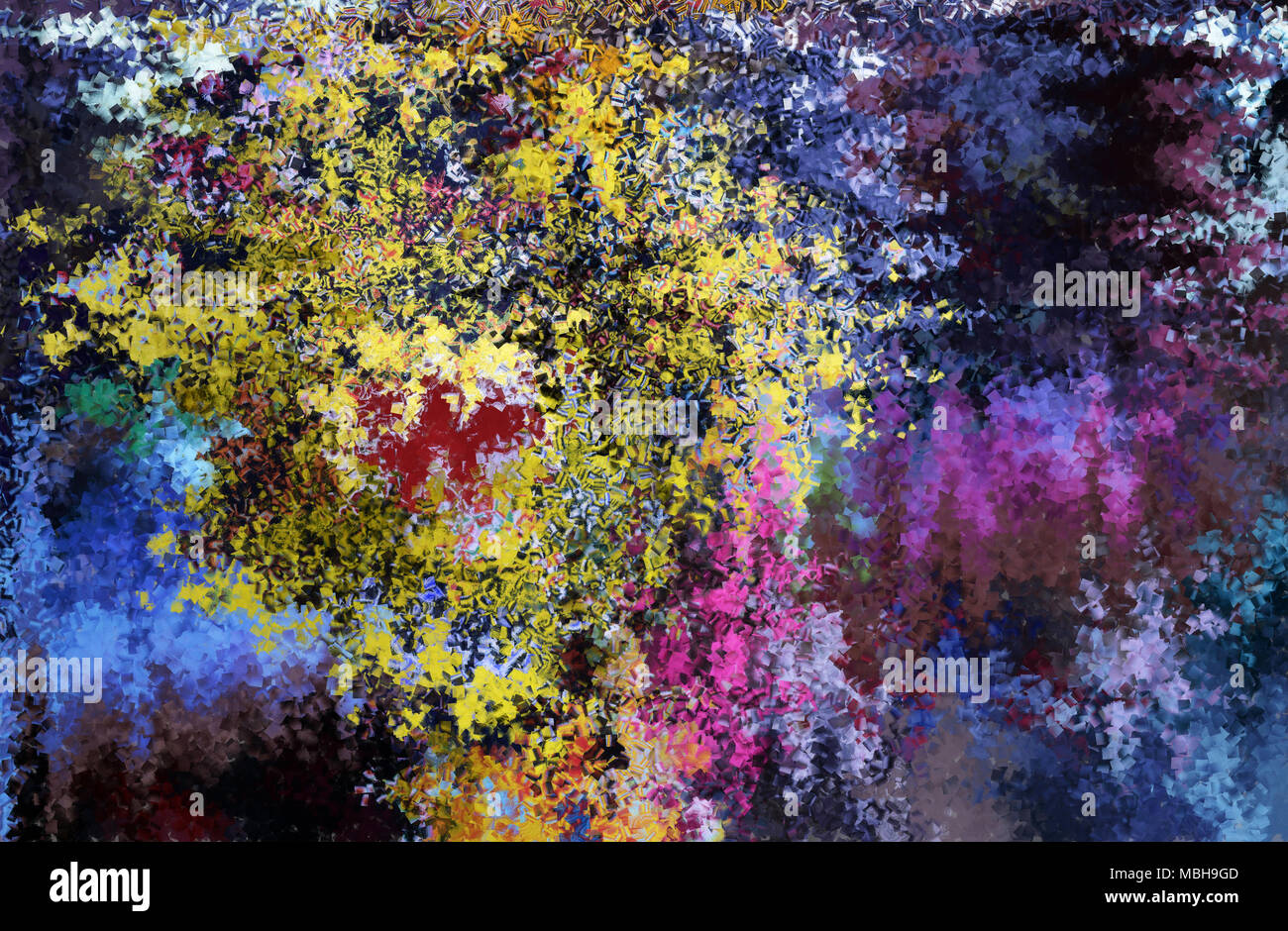 Abstract pixel effects for background or texture Stock Photo - Alamy