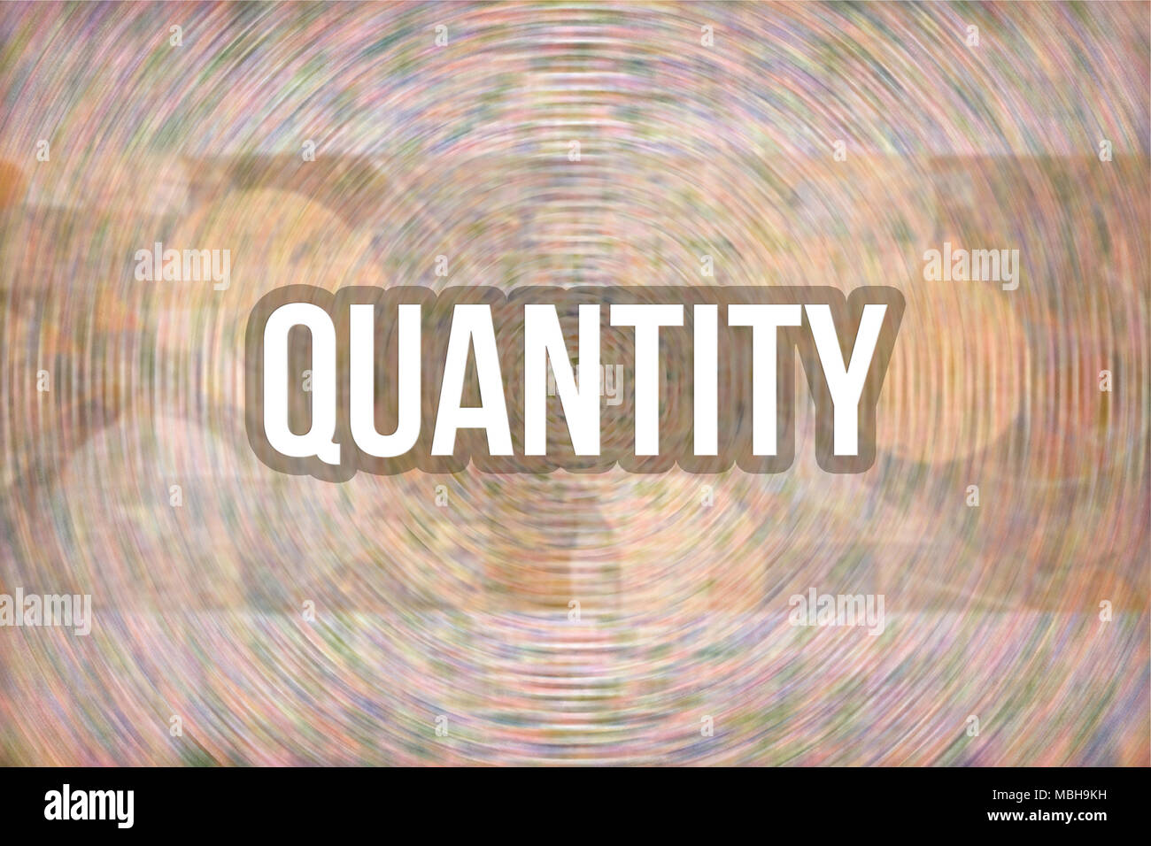 Quantity, business & finance conceptual words for web page, graphic ...