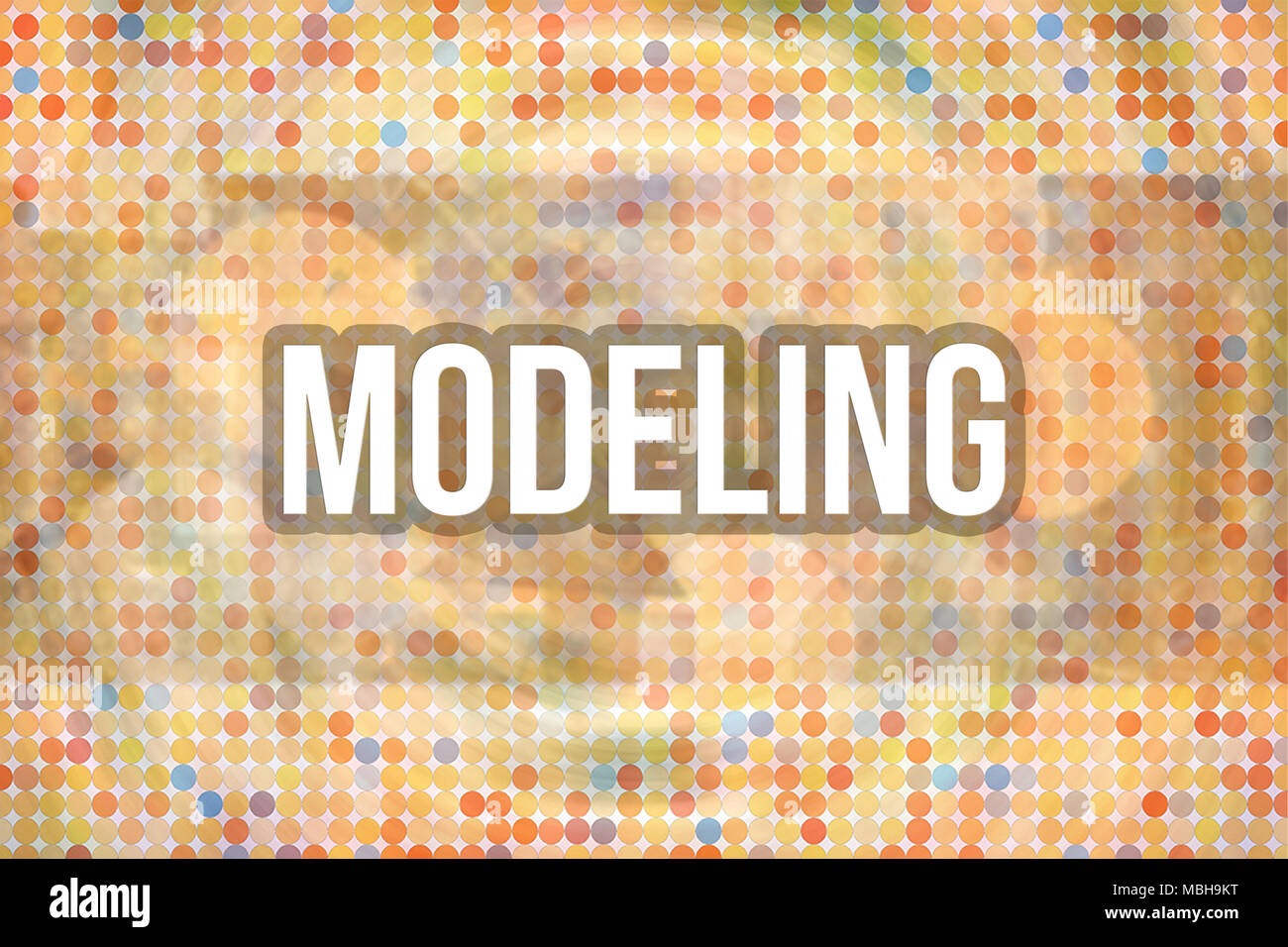 Modeling, business & finance conceptual words for web page, graphic ...