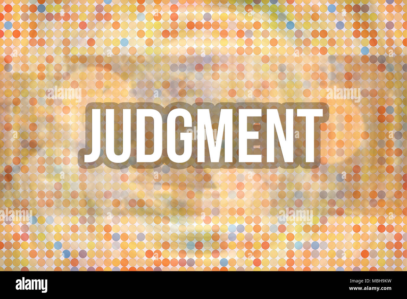 Judgment, business & finance conceptual words for web page, graphic ...