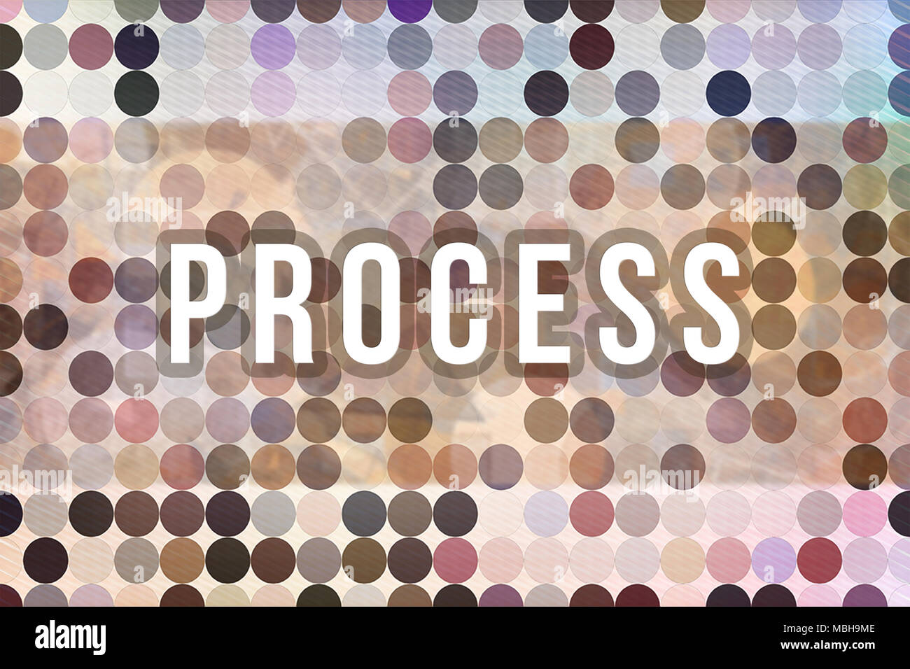 Process, business & finance conceptual words for web page, graphic ...