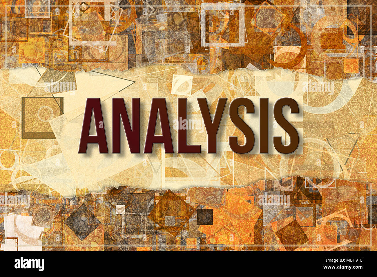 Analysis, business & finance conceptual words, with texture background ...