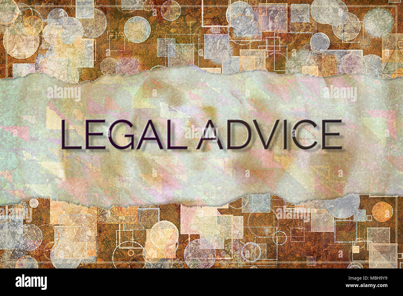 Legal advice, business conceptual, with colorful background for web ...