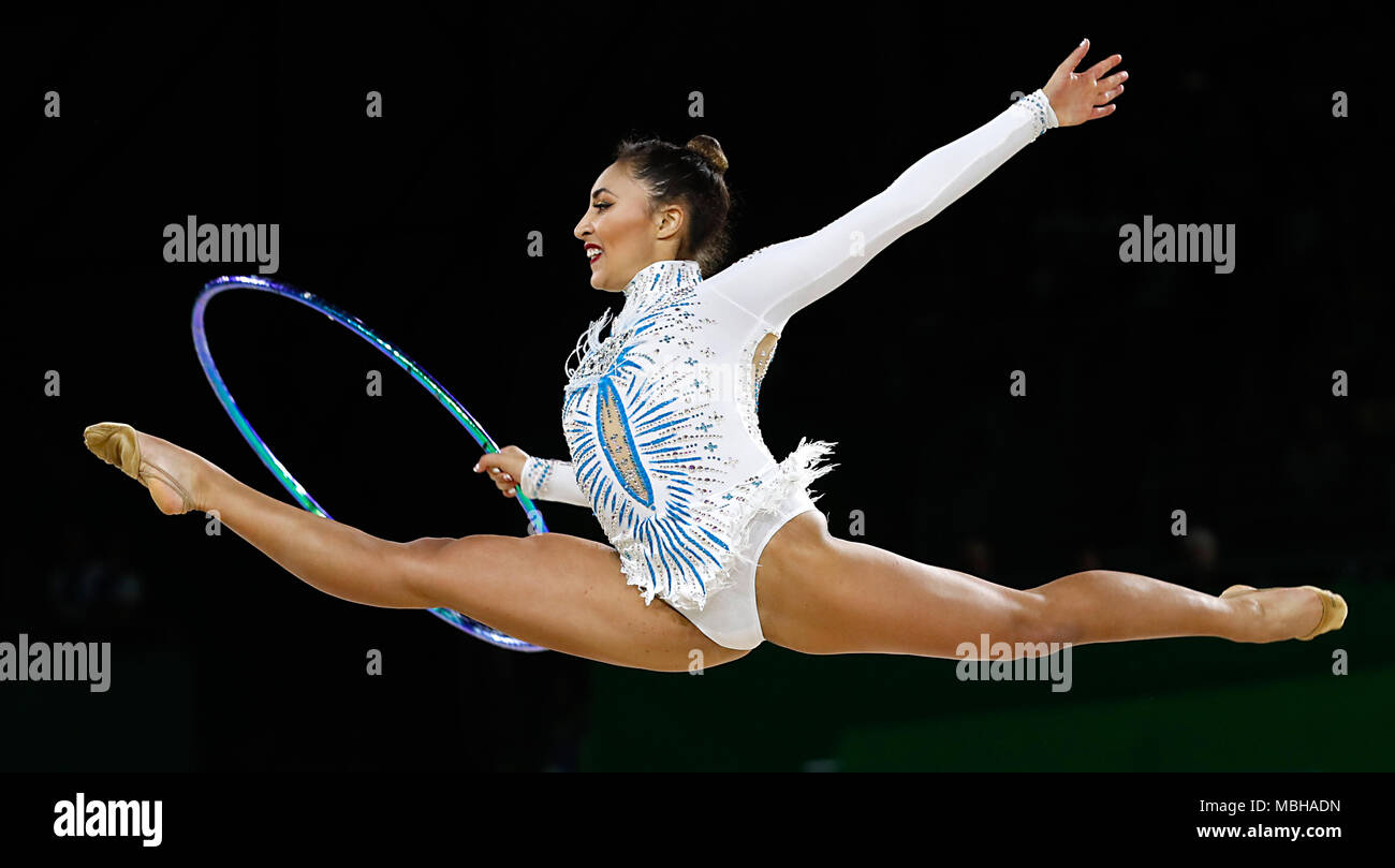 England's Mimi-Isabella Cesar competes in the Team Final and Individual ...