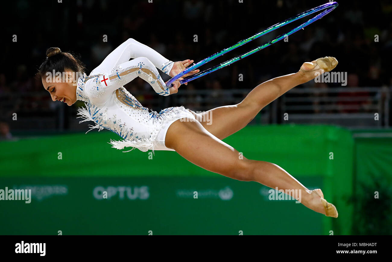 England's Mimi-Isabella Cesar competes in the Team Final and Individual ...