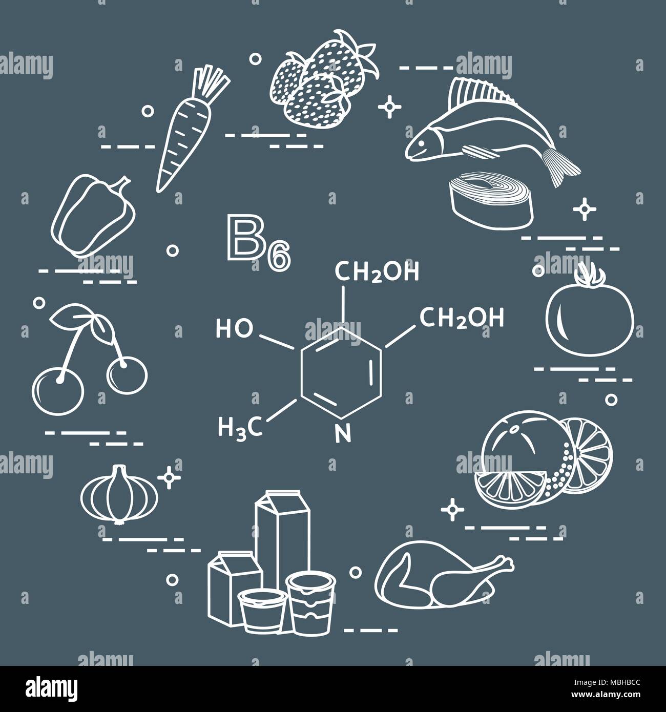 Yogurt strawberries cherries Stock Vector Images - Alamy