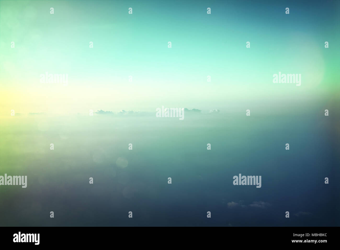 Sky view outside an airplane window. Cloudy sky background Stock Photo ...