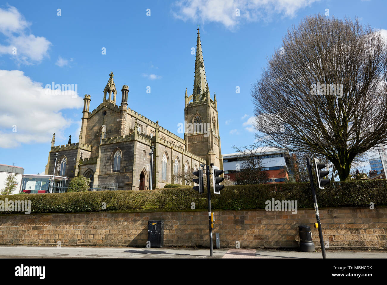 Preston church spire hi-res stock photography and images - Alamy