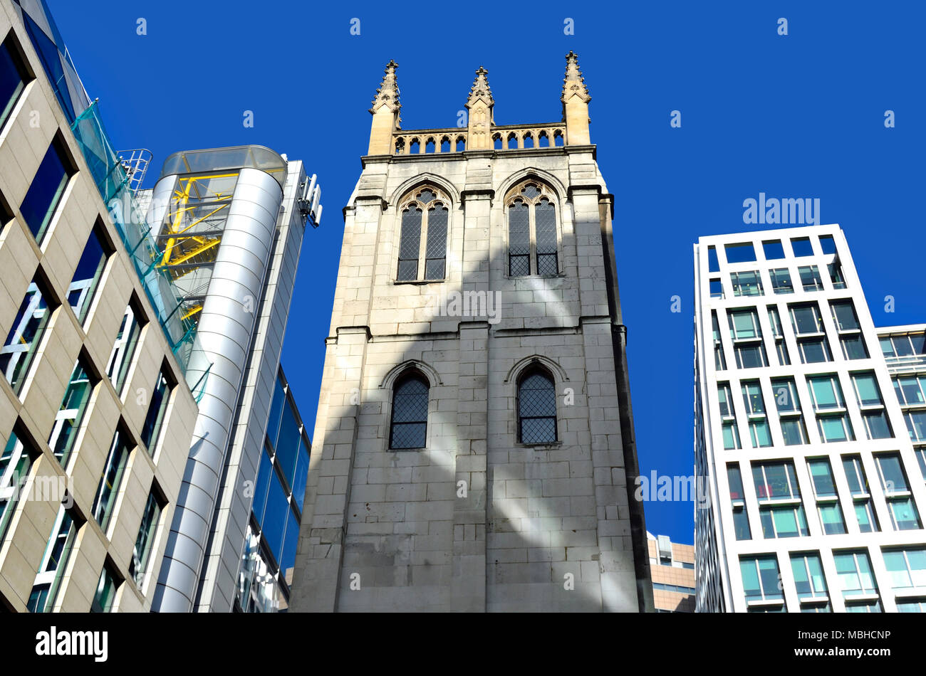 London, England, UK. Church of St Alban in Wood Street. Medieval ...