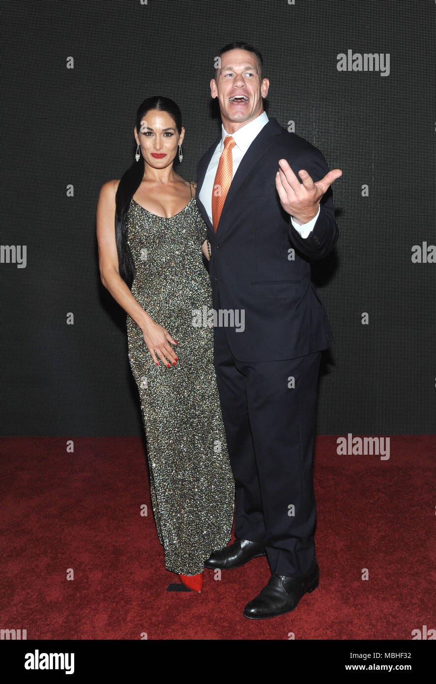 John Cena Girlfriend Nikki Bella At The Wwe Hall Of Fame Nikki Bella