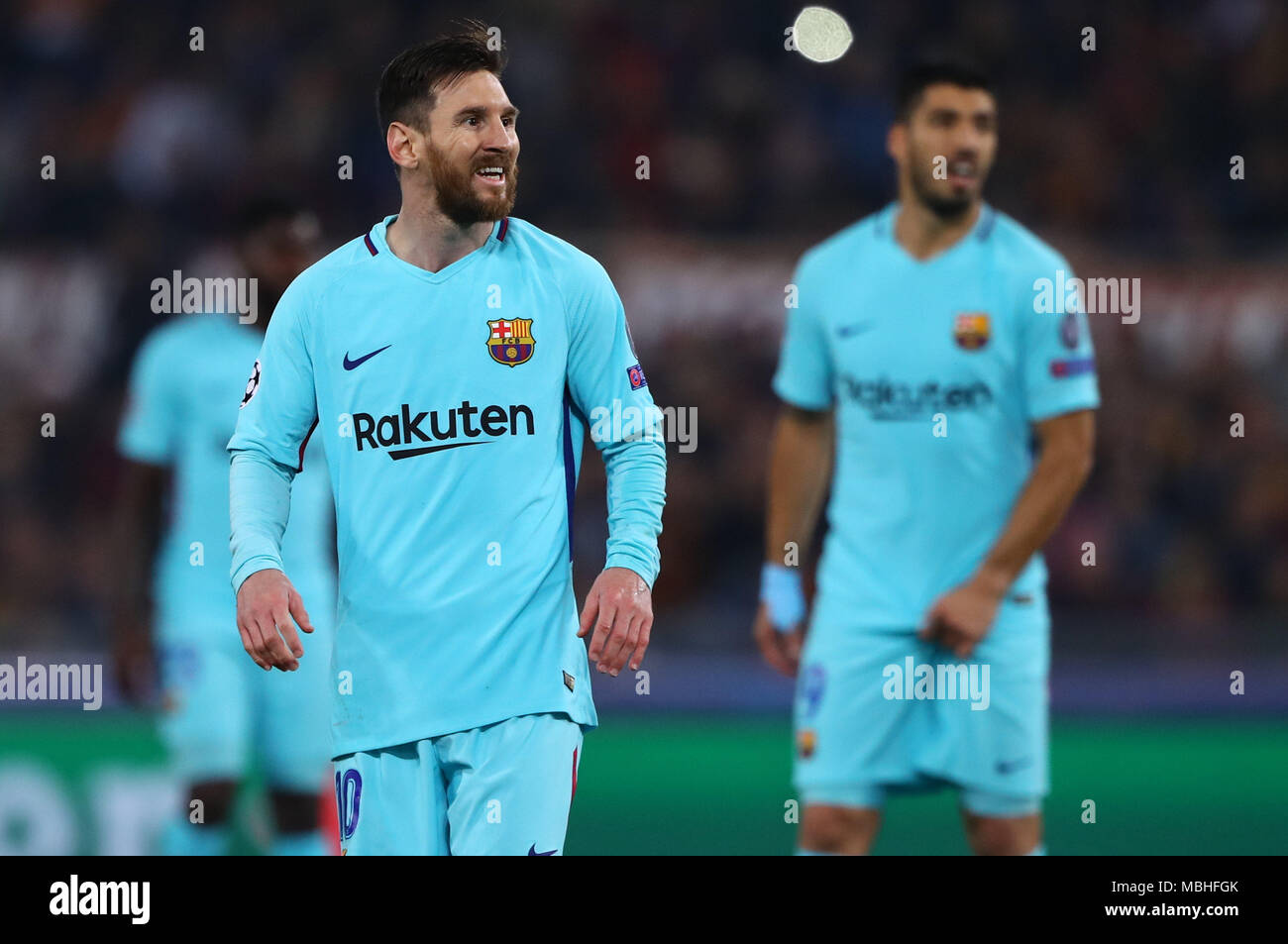 Rome Italy April 10 2018 Barcellona's Lionel Messi during the Quarter ...