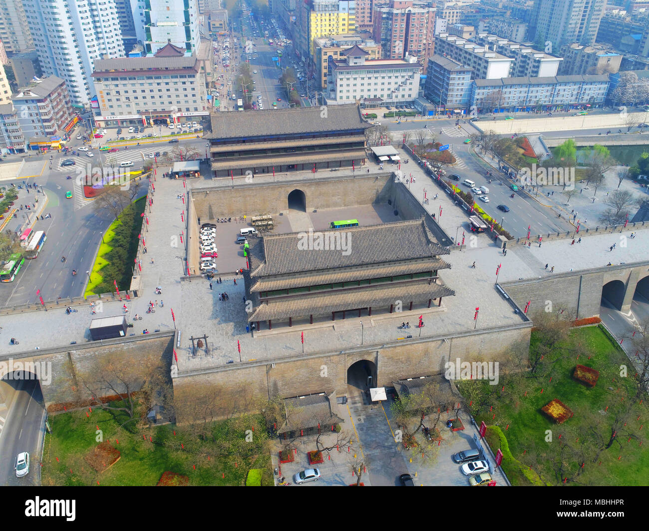 April 7, 2018 - Xi'An, Xi'an, China - Xi'an, CHINA-7th April 2018 ...