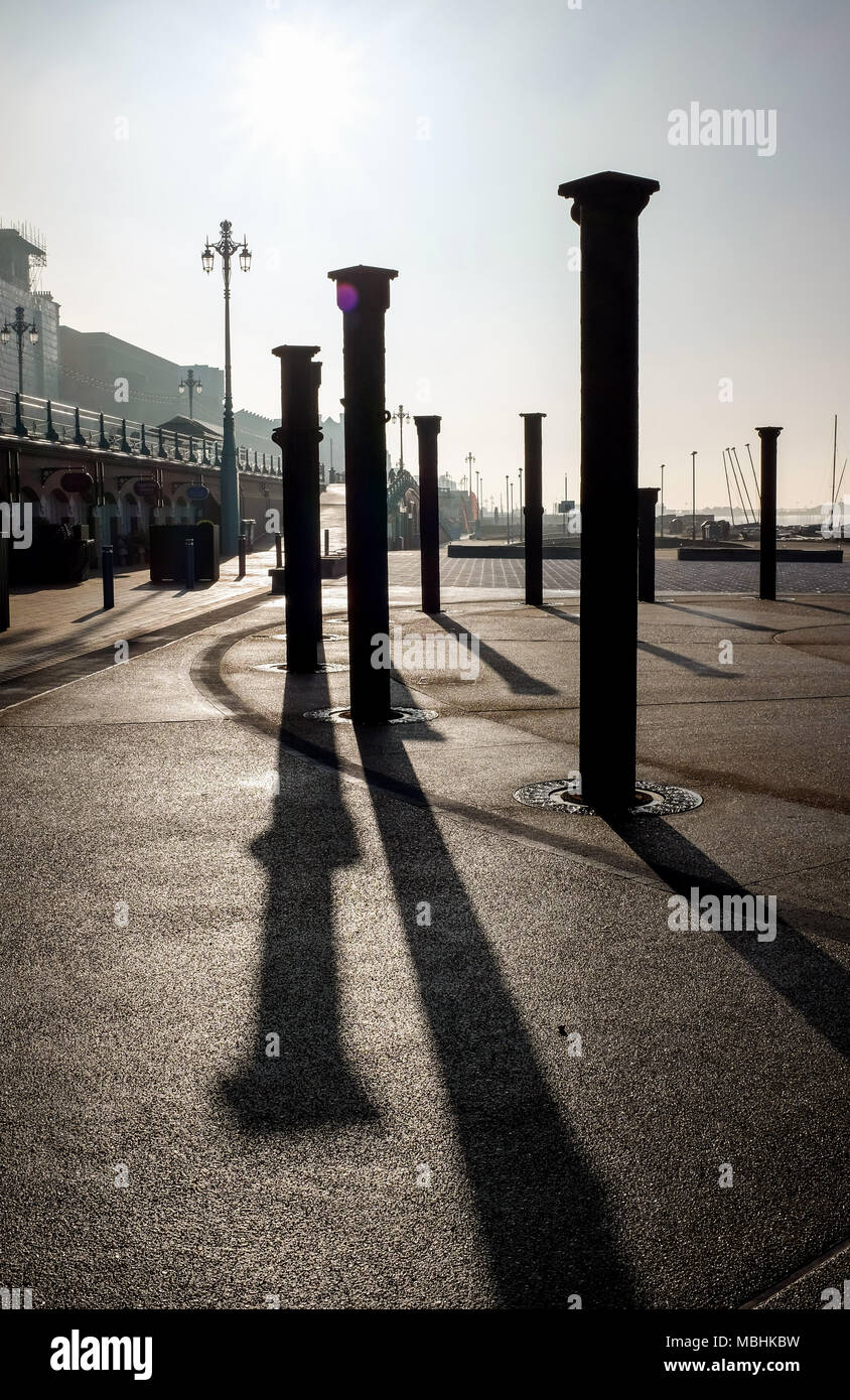 Brighton. 11th April 2018. UK Weather: A beautiful sunny morning ...