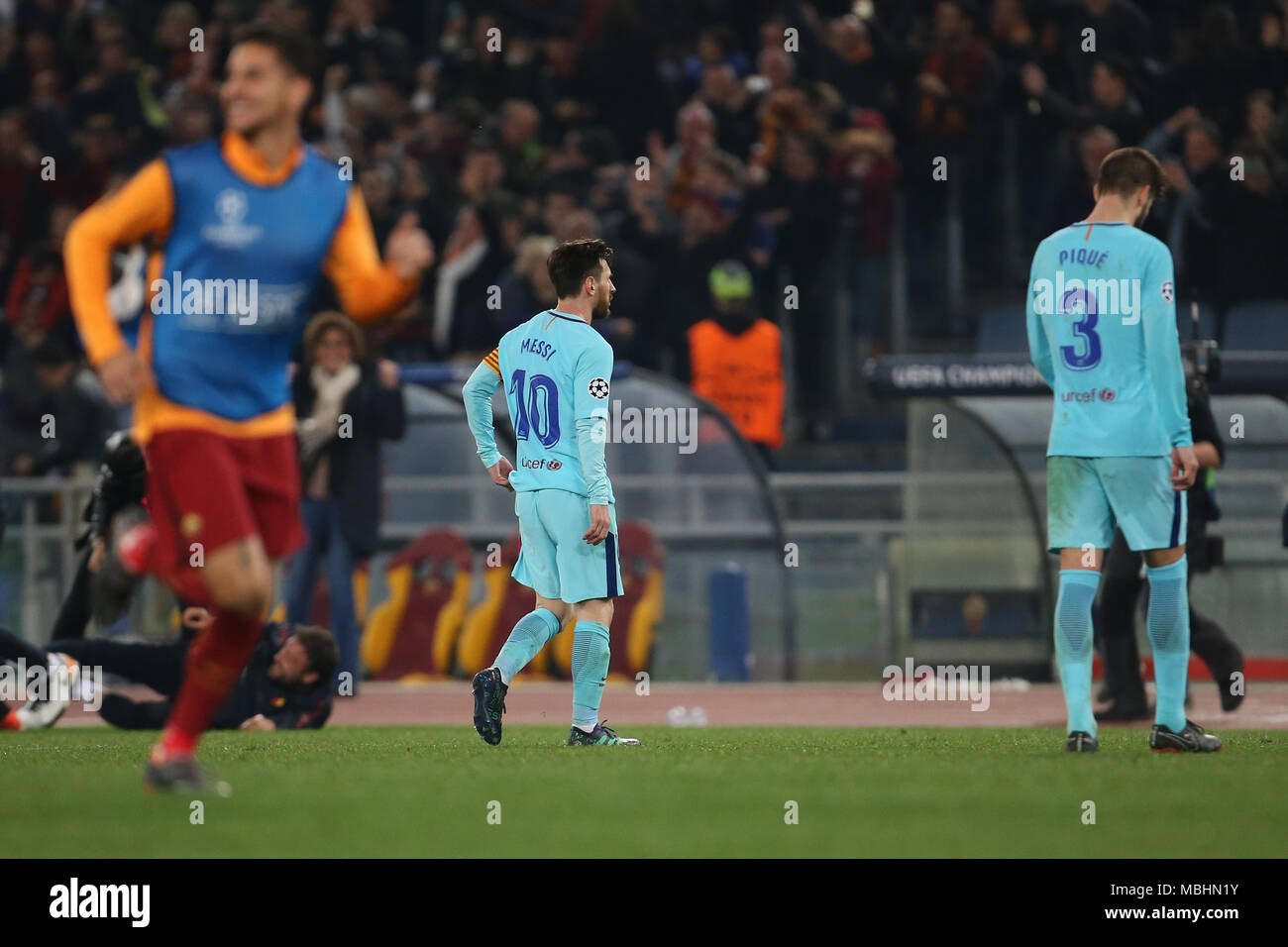 Stadio Olimpico, Rome, Italy. 10th April 2018, Stadio Olimpico, Rome ...