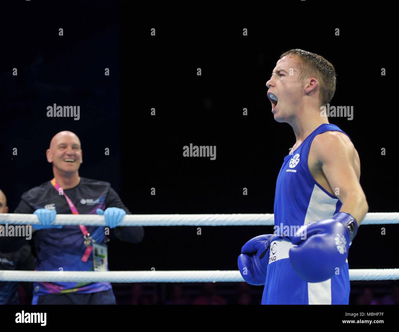 Queensland, Australia. 11th April, 2018. Queensland, Australia. 11th Apr, 2018. Reece McFADDEN ...