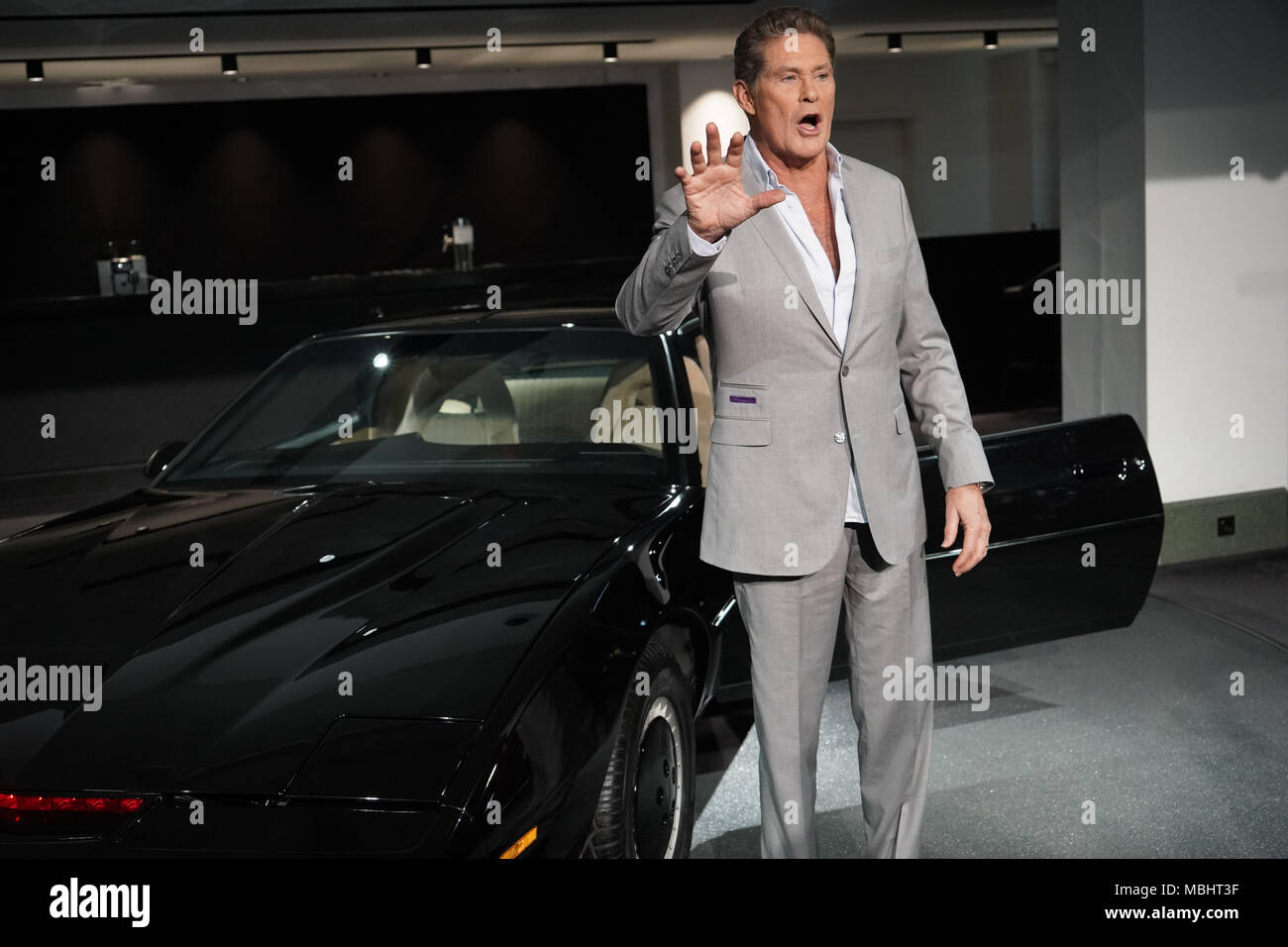 11 April 2018, Germany, Berlin: David Hasselhoff, American singer and ...