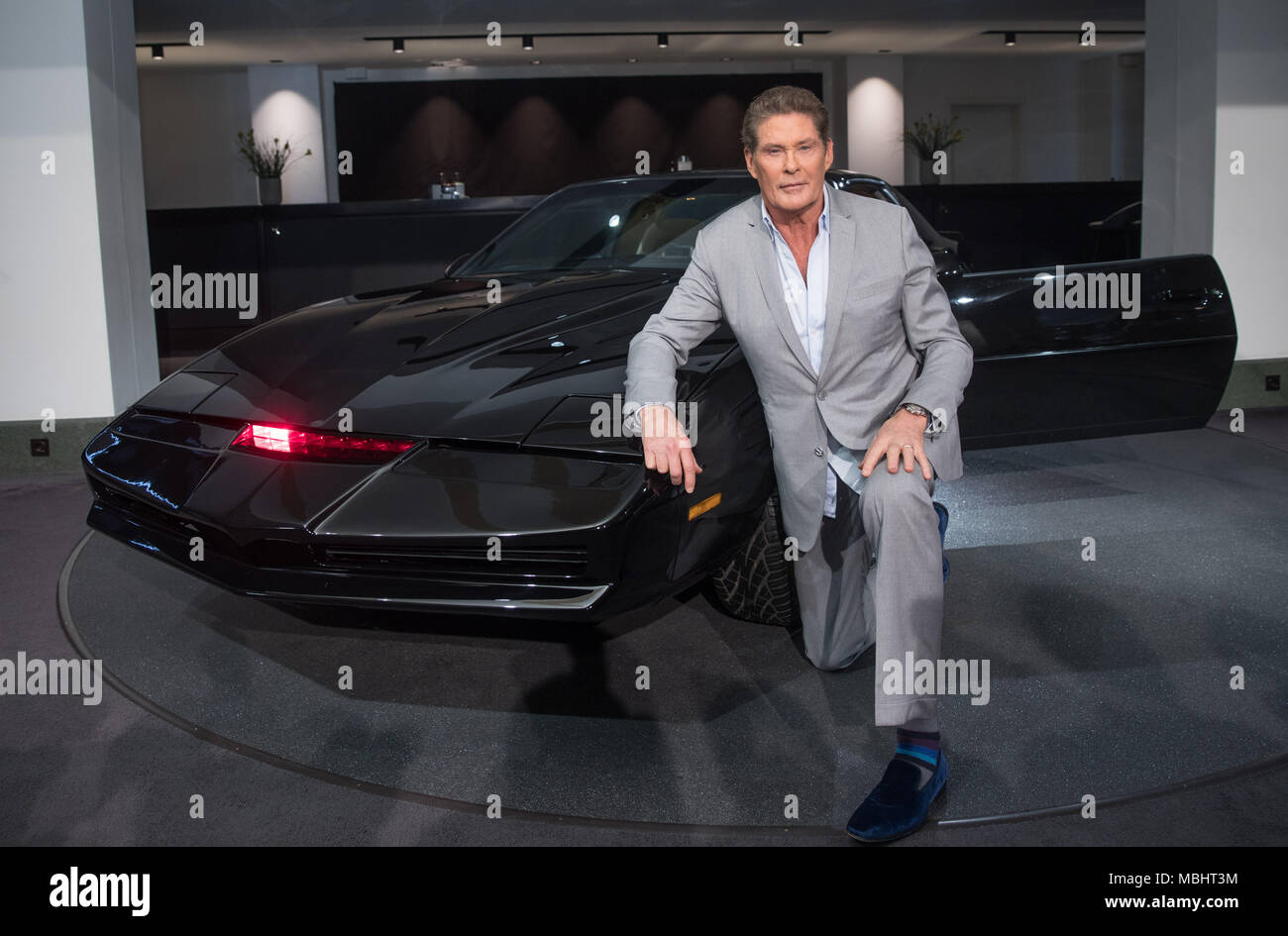 11 April 2018, Germany, Berlin: David Hasselhoff, American singer and ...