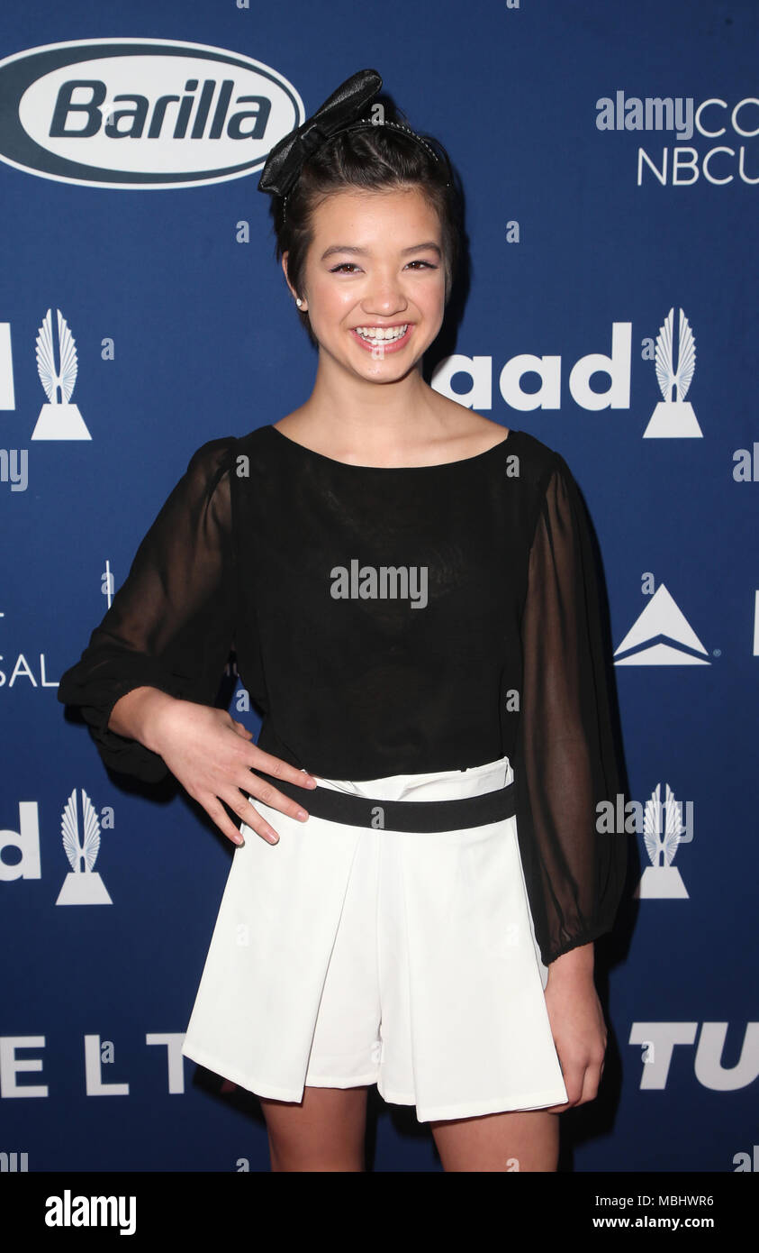 Beverly Hills, Ca. 11th Apr, 2018. Elizabeth Lee at the GLAAD Media ...