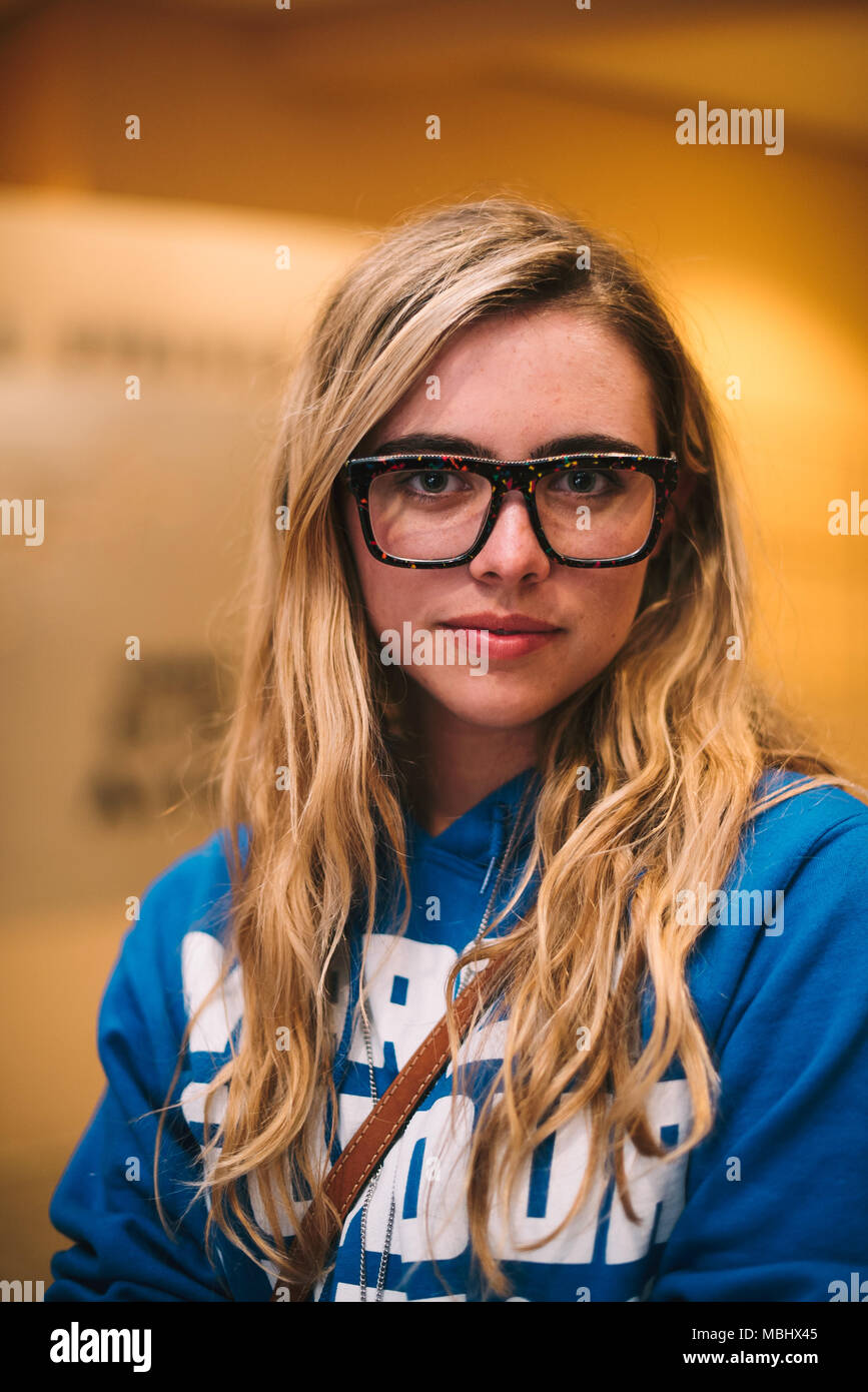 Coral Springs, Florida, USA. 3rd Apr, 2018. NeverAgain student leader ...